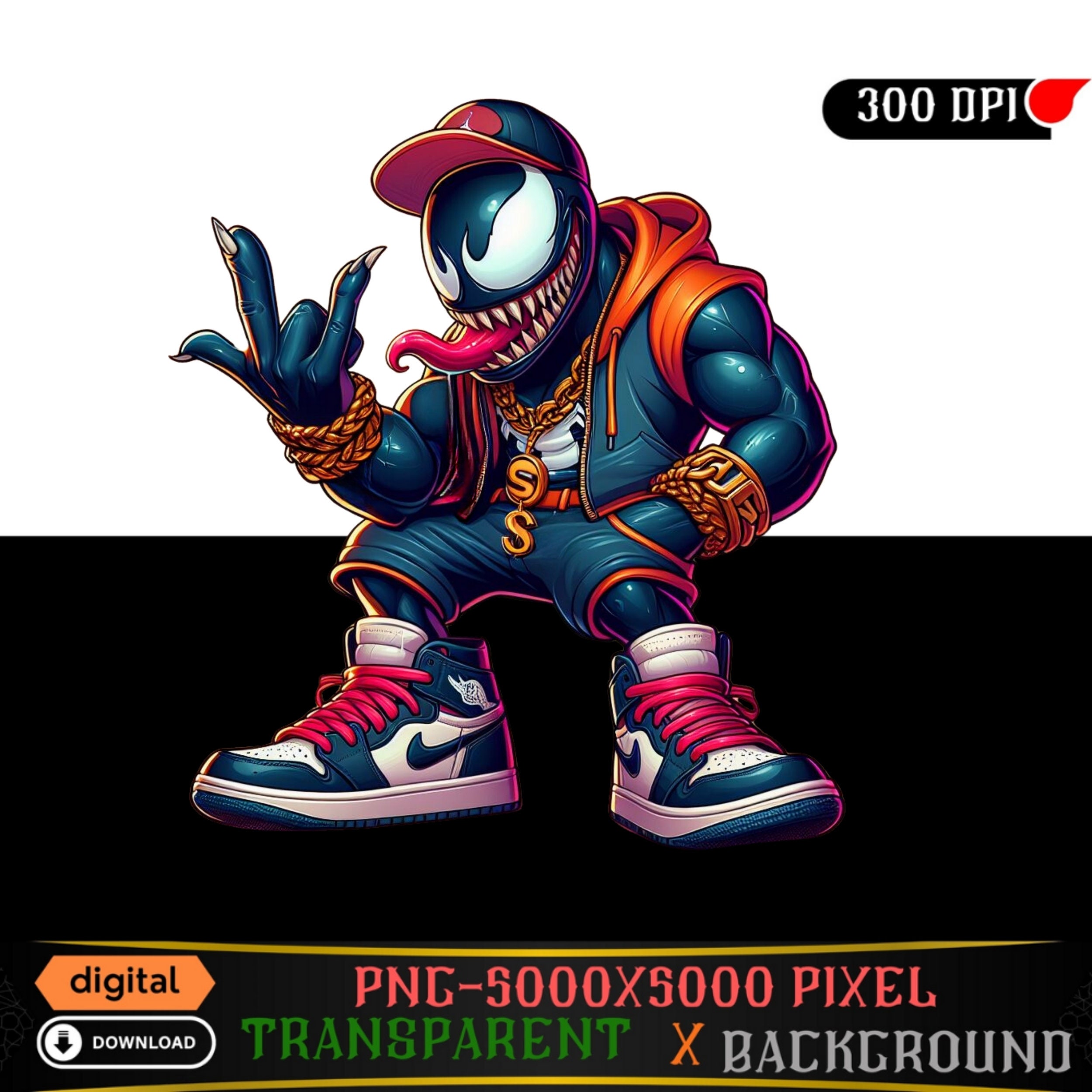 Gangster Venom Urban Venom Urban Trap Designs Wacky Fan Art Instant ...