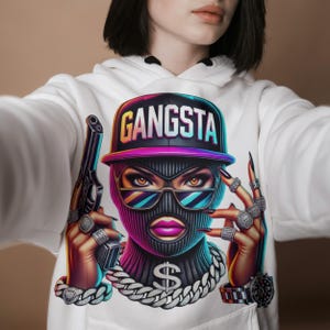 Urban Gangsta Mask PNG: Bold Streetwear Design (digital Download) - Etsy