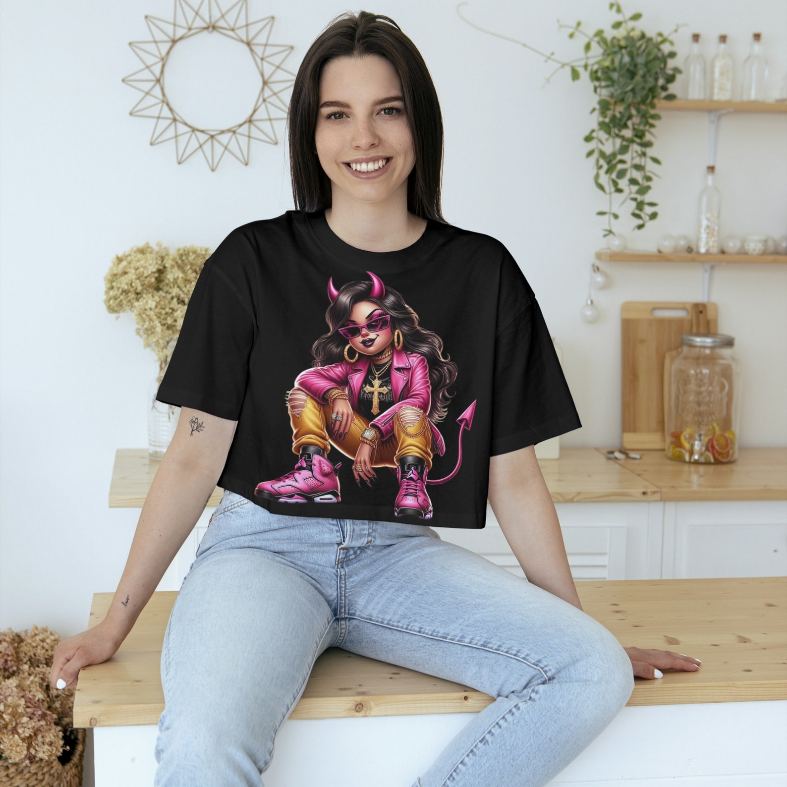 Gangster Demon Girl | Urban Demon | Urban Trap Design | Wacky Fan Art ...