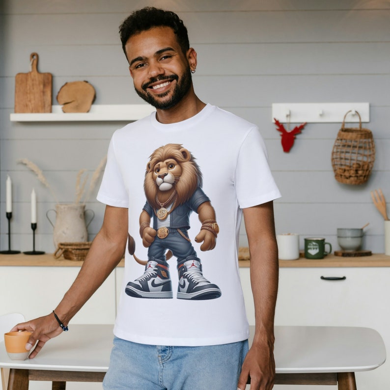 Gangster Lion Urban Lion Urban Trap Designs Wacky Fan Art Instant ...