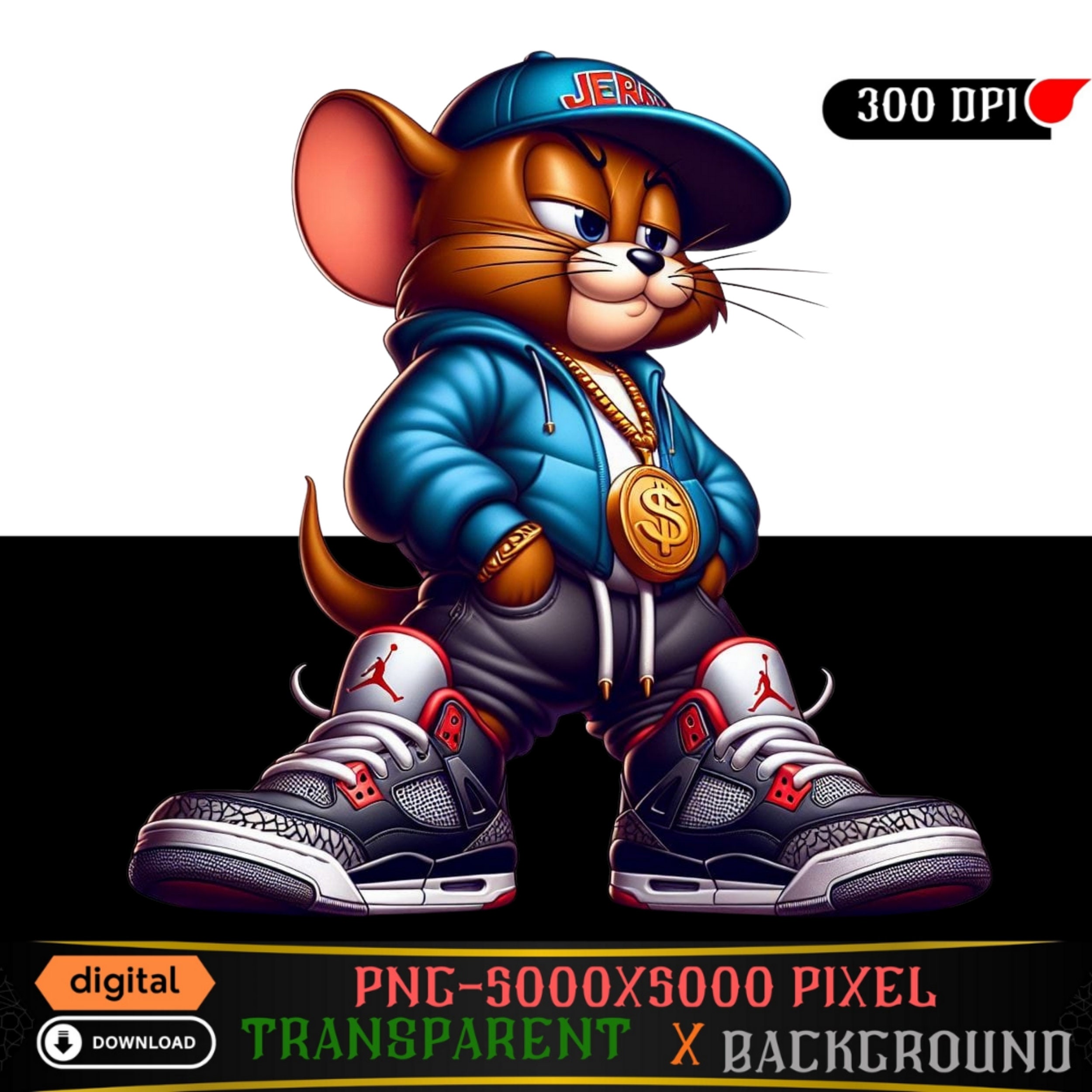 Gangster Mouse Urban Mouse Urban Trap Designs Wacky Fan Art Instant ...