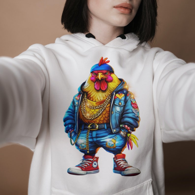 Gangster Rooster Urban Rooster Fantasy Fan Art Instant Digital Download ...