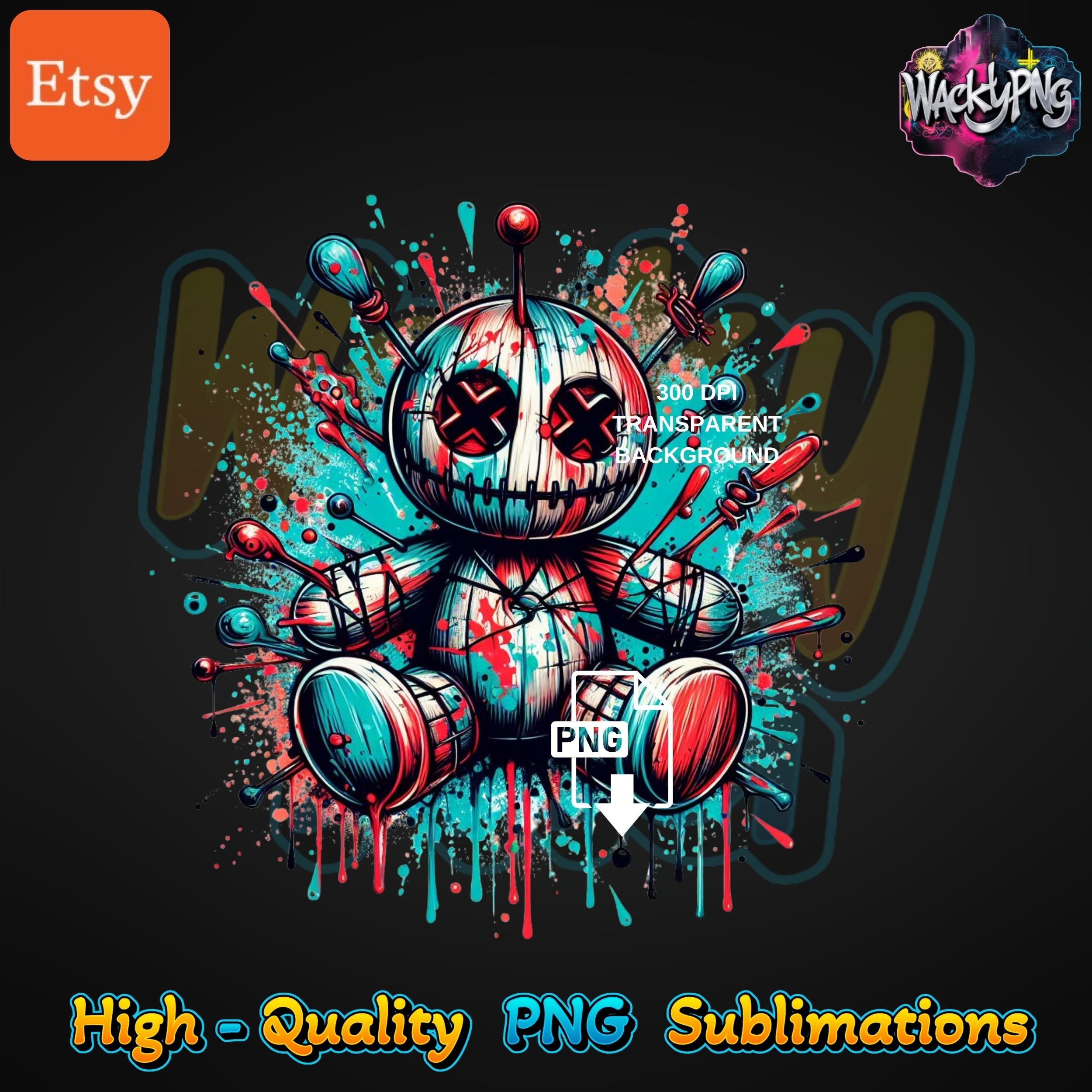 Splash Voodoo Designs Urban Voodoo Designs Wacky Fan Art Instant Digital Download T-shirt ...