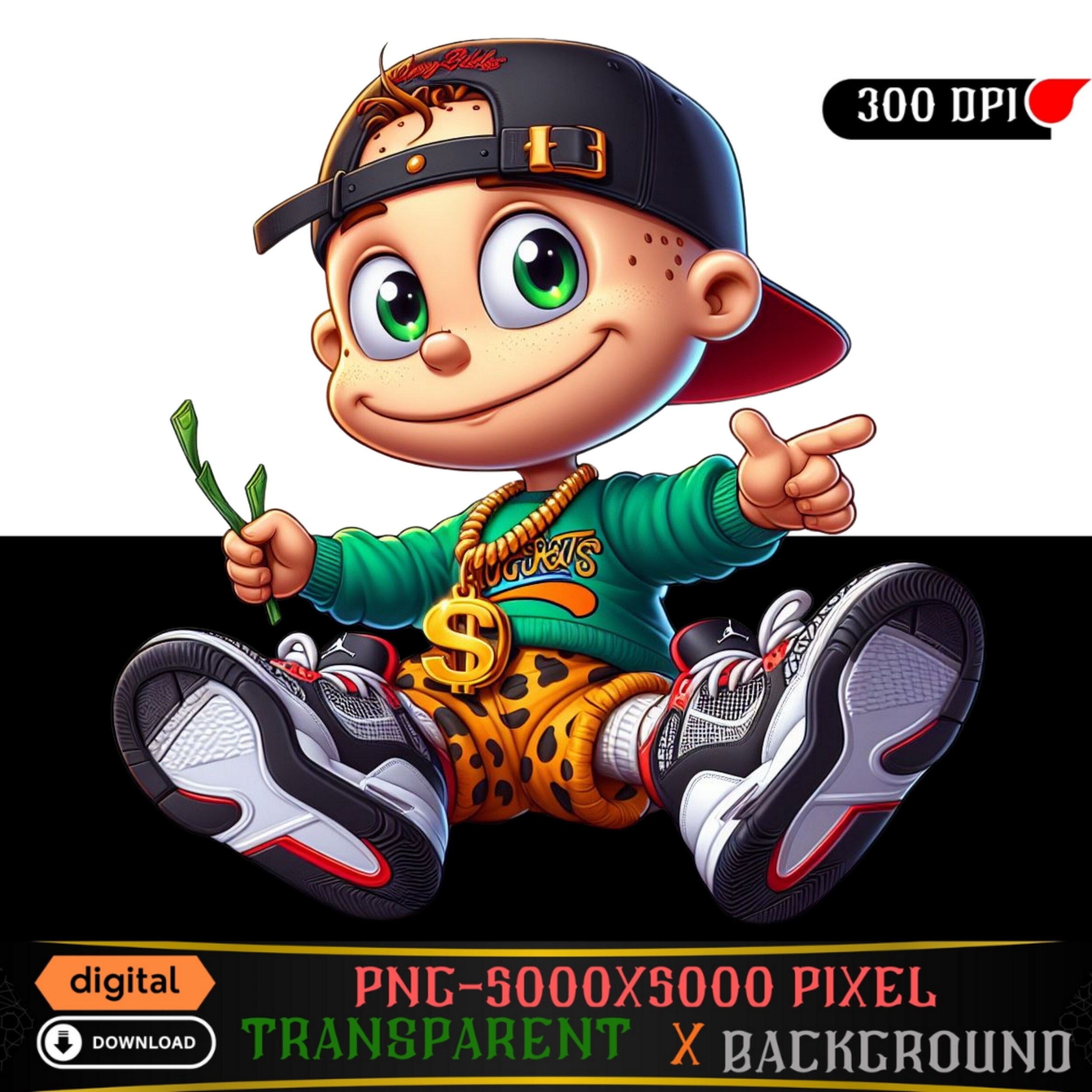 Gangster Kid Trap Kid Png Urban Trap Designs Wacky Fan Art Instant Digital Downloads Sublimation ...