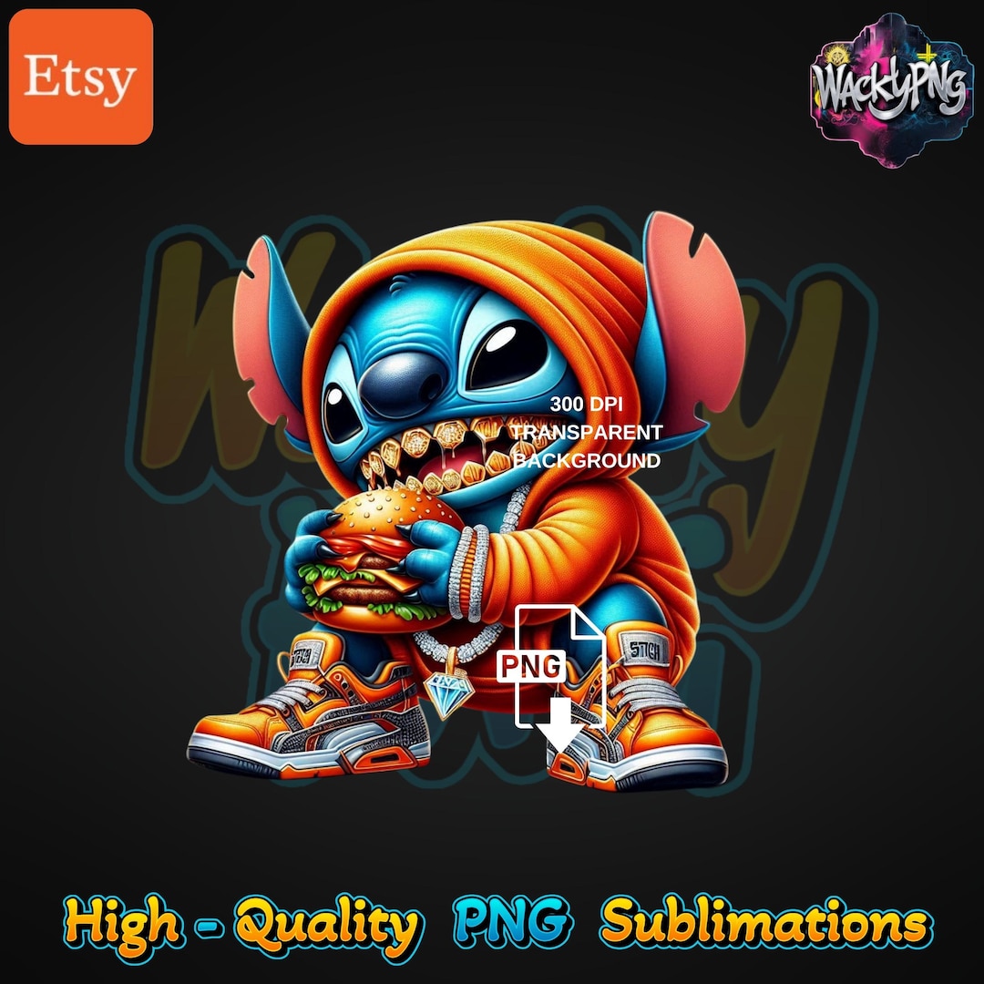 Gangster Stitch | Urban Stitch | Urban Trap Designs | Wacky Fan Art ...