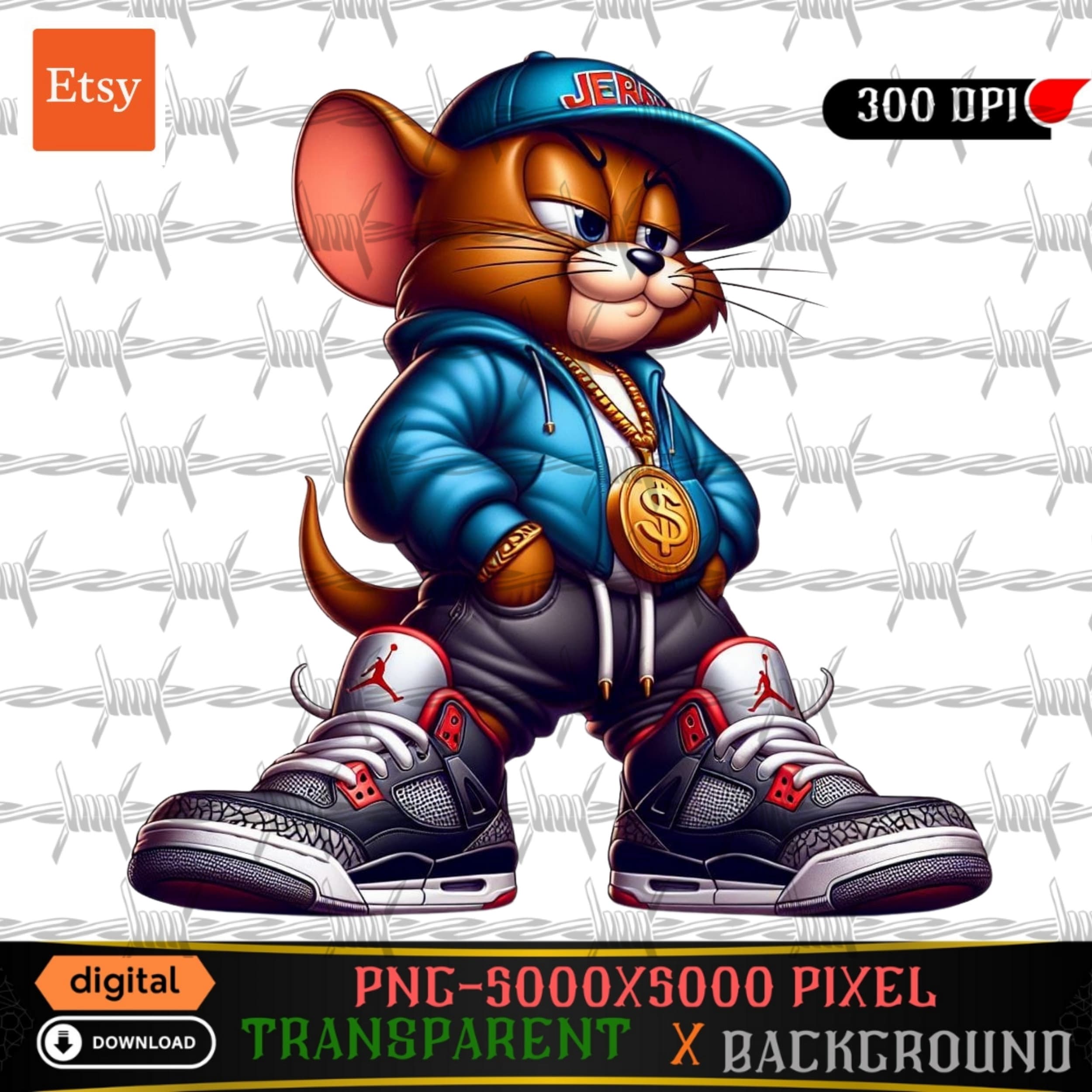 Gangster Mouse Urban Mouse Urban Trap Designs Wacky Fan Art Instant ...