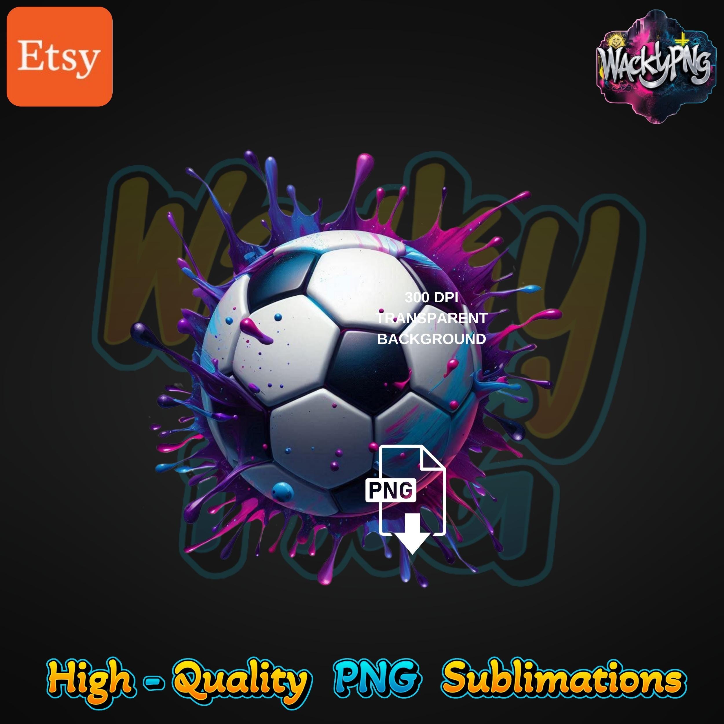 Urban Splash Soccer Ball PNG: Sublimation Design (digital Download) - Etsy