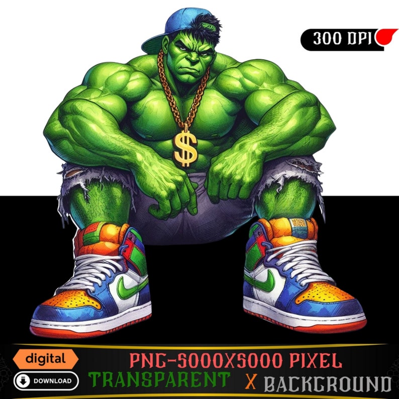 Gangster Hulk Urban Hulk Super Hero Hulk Urban Trap Designs Wacky Fan ...