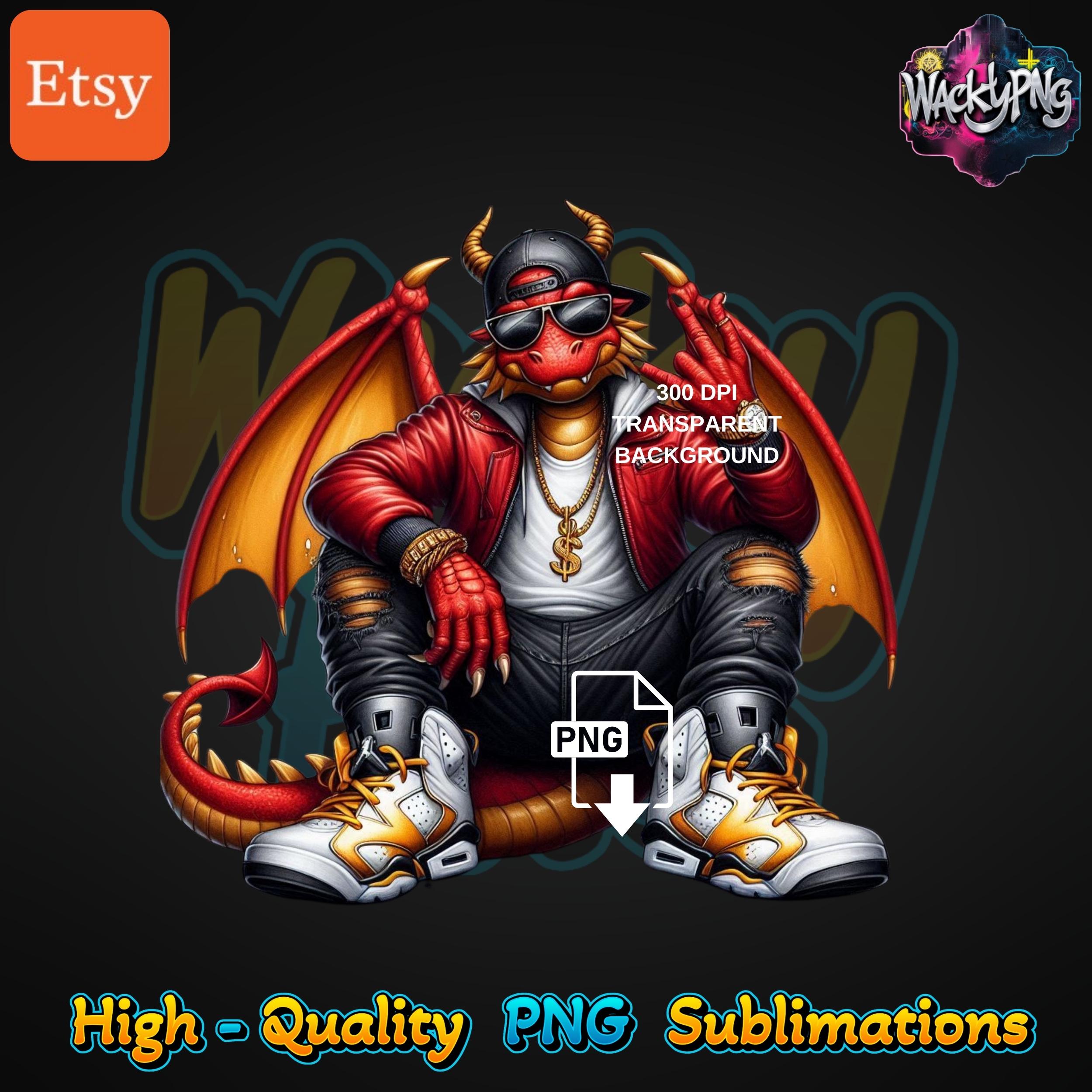 Gangster Dragon | Urban Dragon | Urban Trap Designs | Wacky Fan Art ...