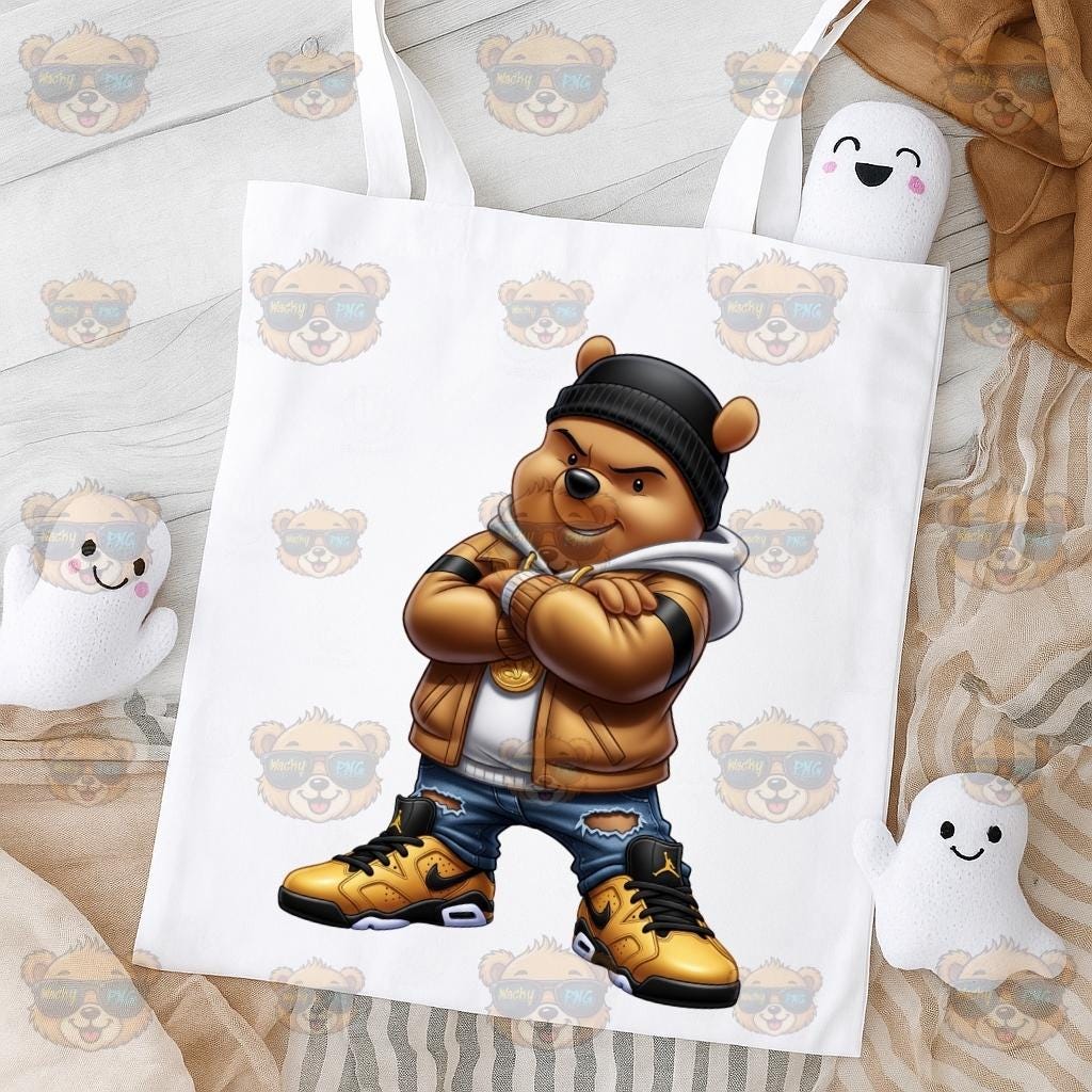Gangster Png Winnie the Pooh Character Png, Urban Hiphop Pooh Designs ...