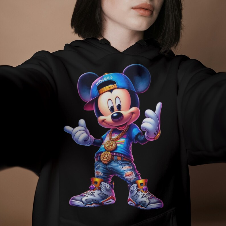 Urban Mickey Mouse PNG, Street Style Mickey Mouse Bundle, Urban Trap ...