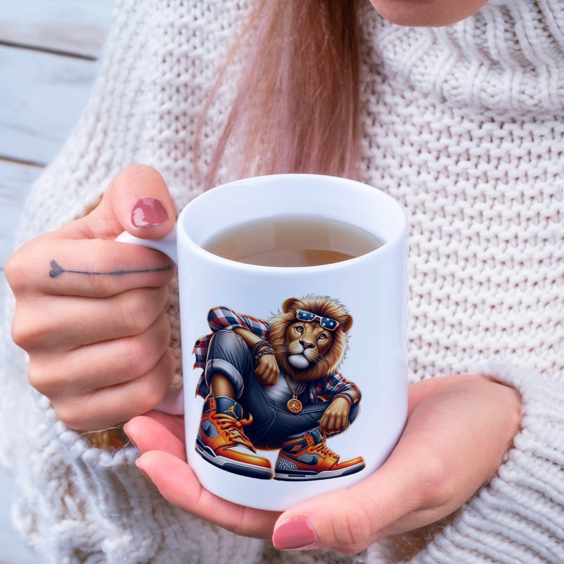 Gangster Lion Urban King Lion Urban Trap Designs Wacky Fan Art Instant ...