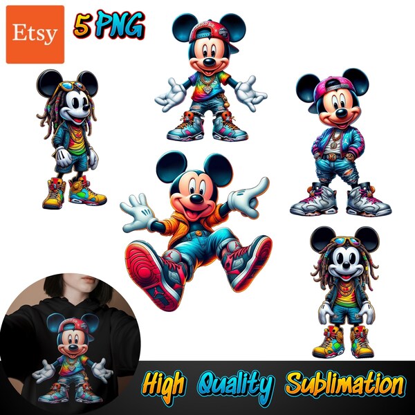 Mickey Mouse Gangsta - Etsy