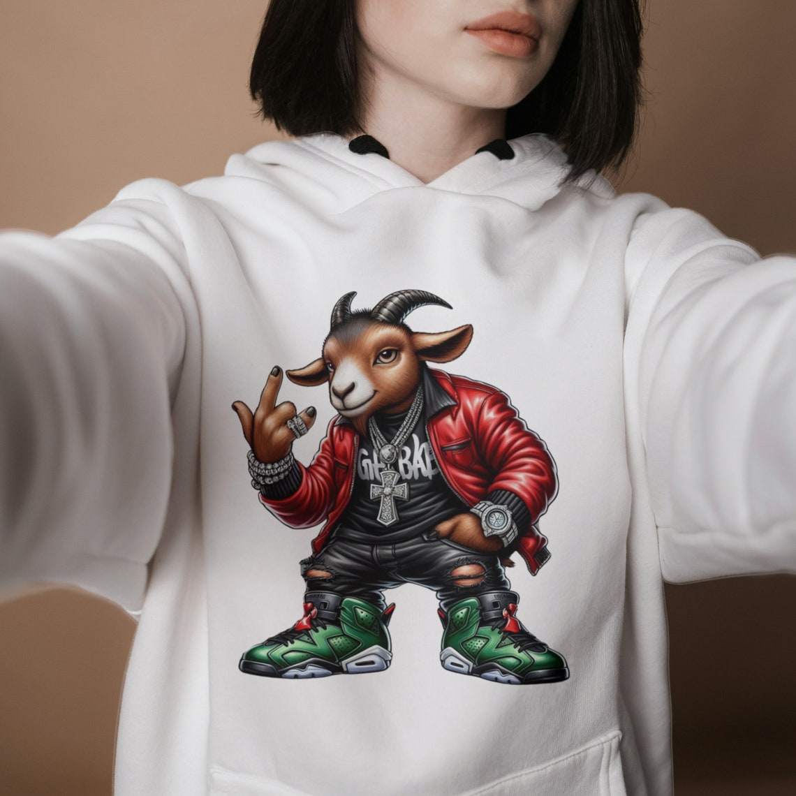 Gangster Goat Wacky Goat Urban Trap Designs Wacky Fan Art Instant ...