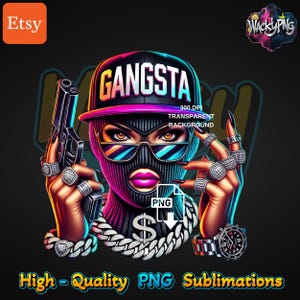 Urban Sheisty Gangsta Mask Woman | Urban Mask Designs | Urban Trap ...