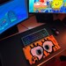 Custom Spongebob Keyboard Rug Handmade Fluffy Desk Mat Unique Gaming ...