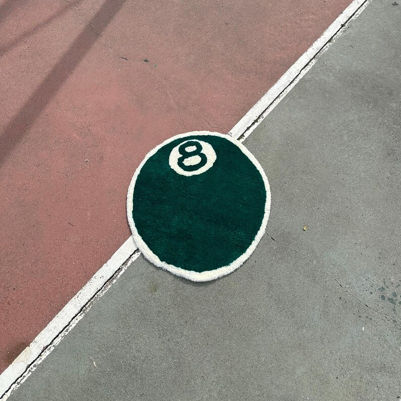 Stussy 8 Ball Custom Logo Rug Handmade Aesthetic Tufting Rug for ...