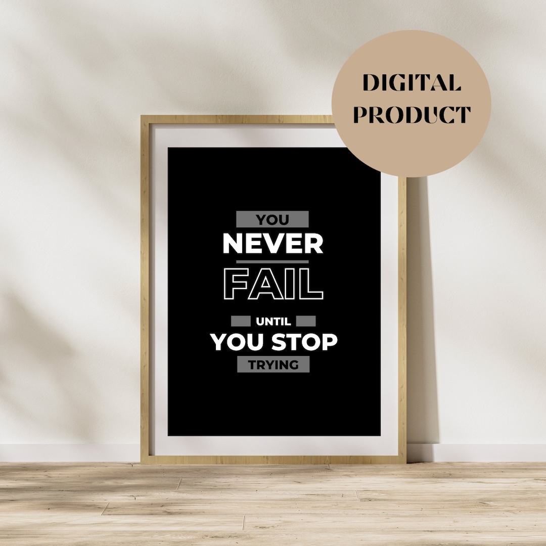 Motivation Poster| Entrepreneur Wall Art| Printable Wall Art| Home ...