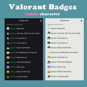 Valorant Female Character Badges for Twitch | Pixel Art, Charactor Head ...