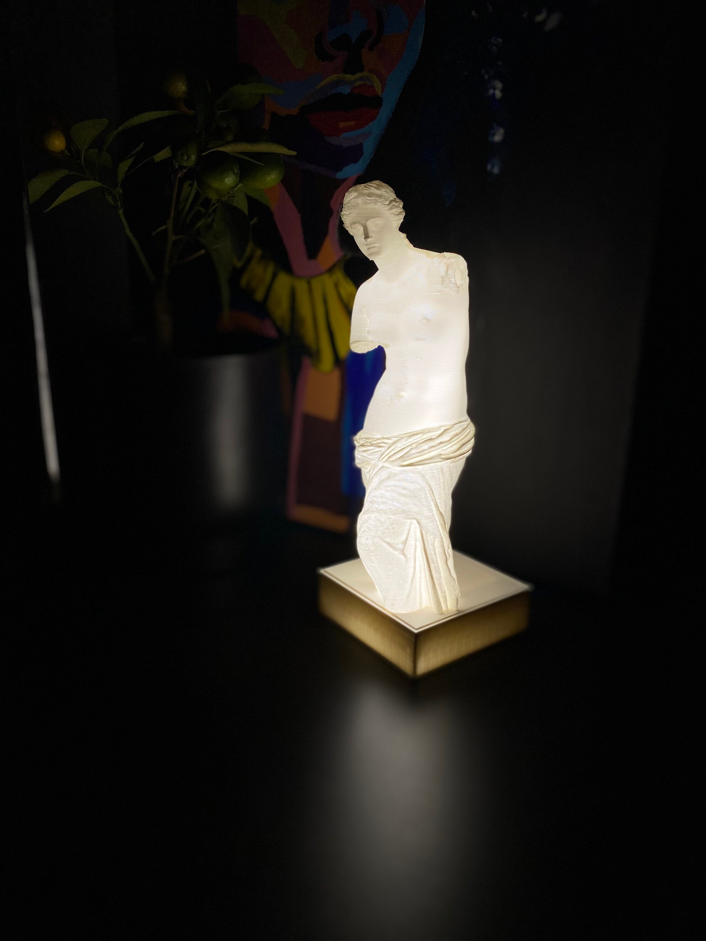 Venus De Milo Statue Table Lamp / 3D Printed - Etsy