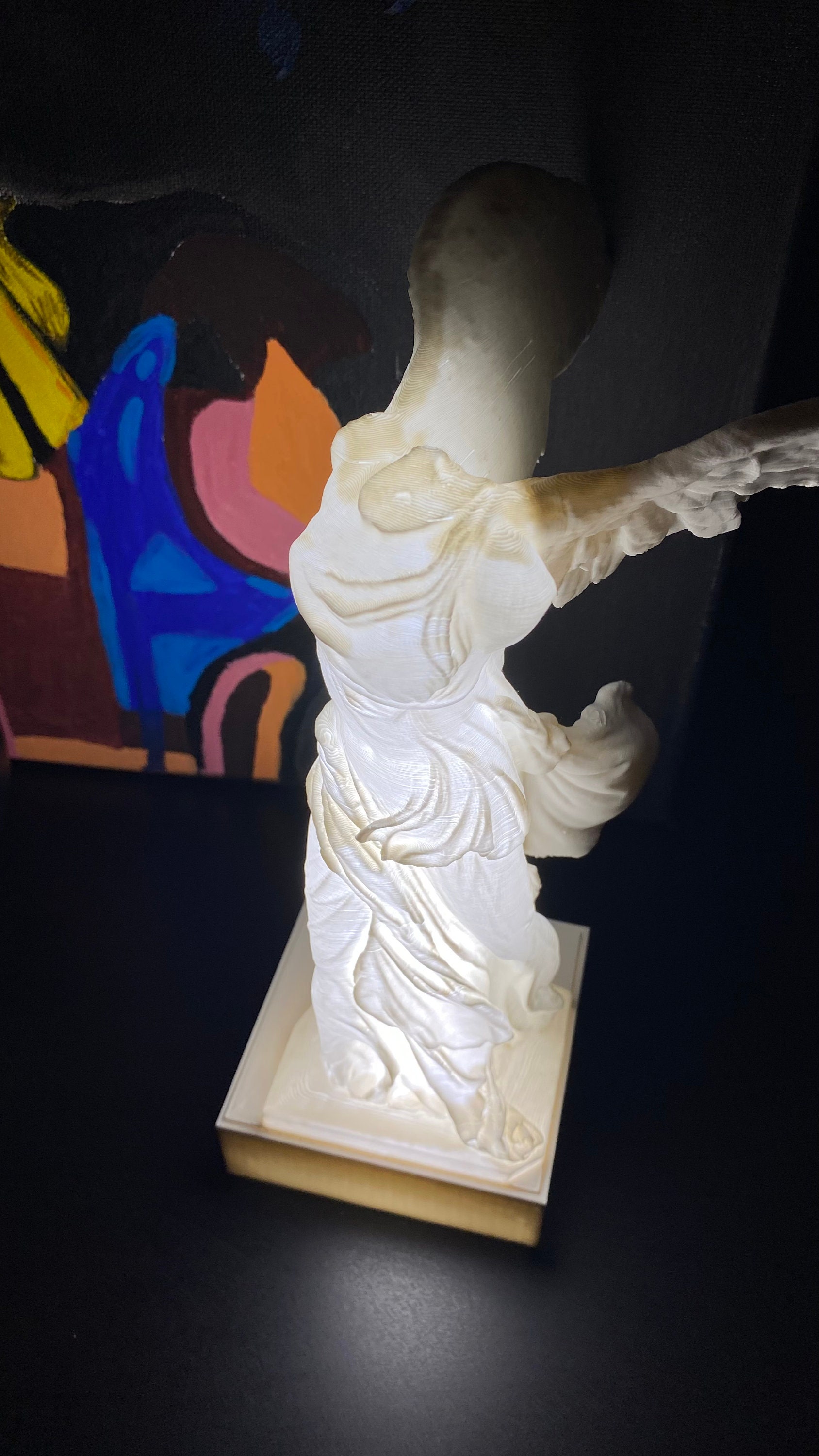 Victory Statue Table Lamp / 3D Printed - Etsy