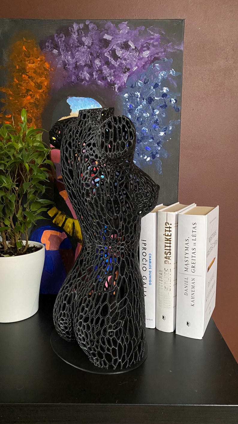 Female Torso Statue / 3D Printed - Etsy