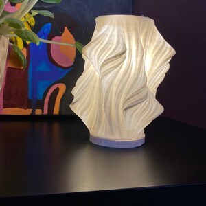 Wavy Table Lamp / 3D Printed - Etsy