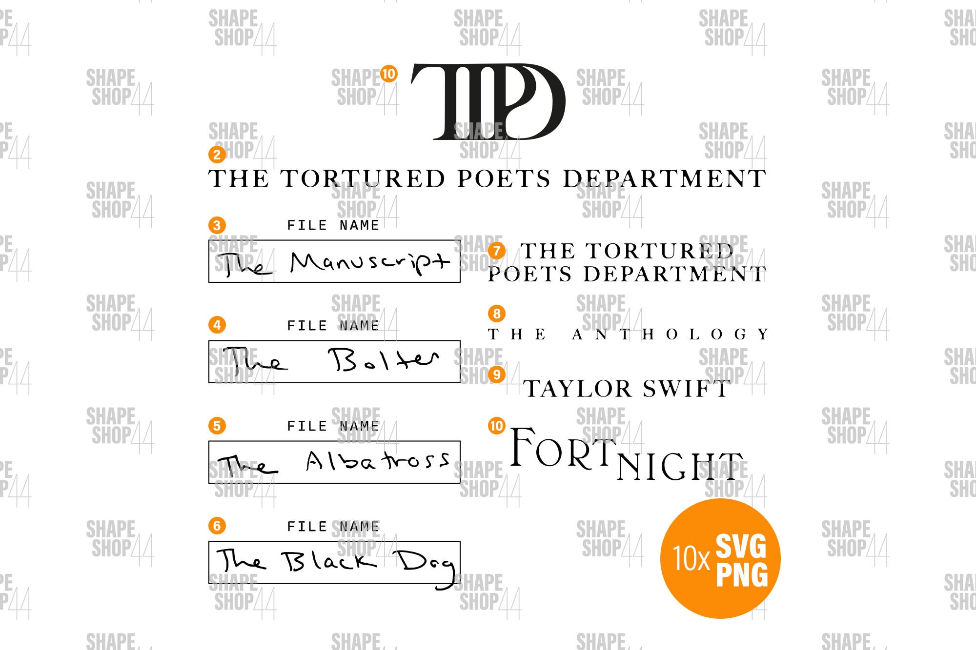 The Tortured Poets Department Pack Ttpd Taylor Swift Png Svg TTPD PNG ...