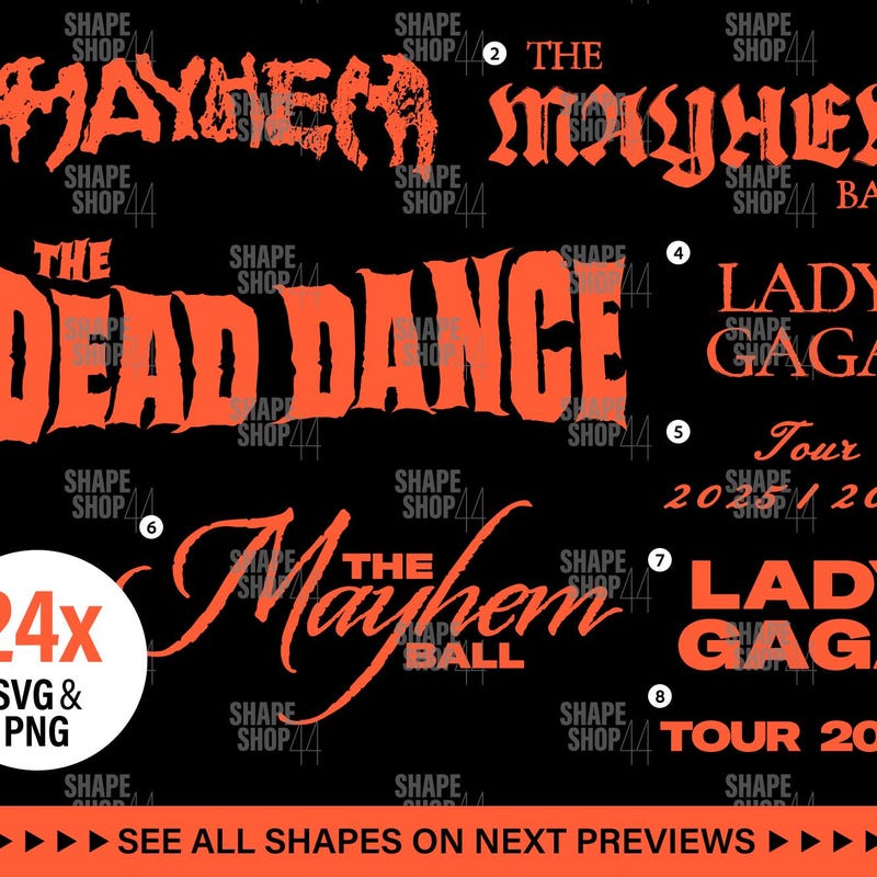 Gaga Mayhem Print - Etsy