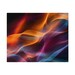 Vibrant Abstract Smoke Art Canvas Matte Finish in Red, Blue, Pink ...