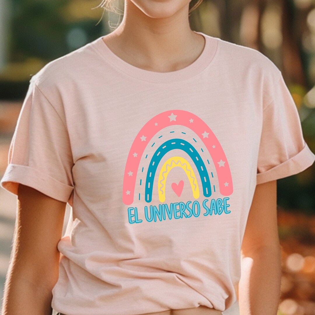 Rainbow of Power: the Universe Knows Women's T-shirt, the Universe ...