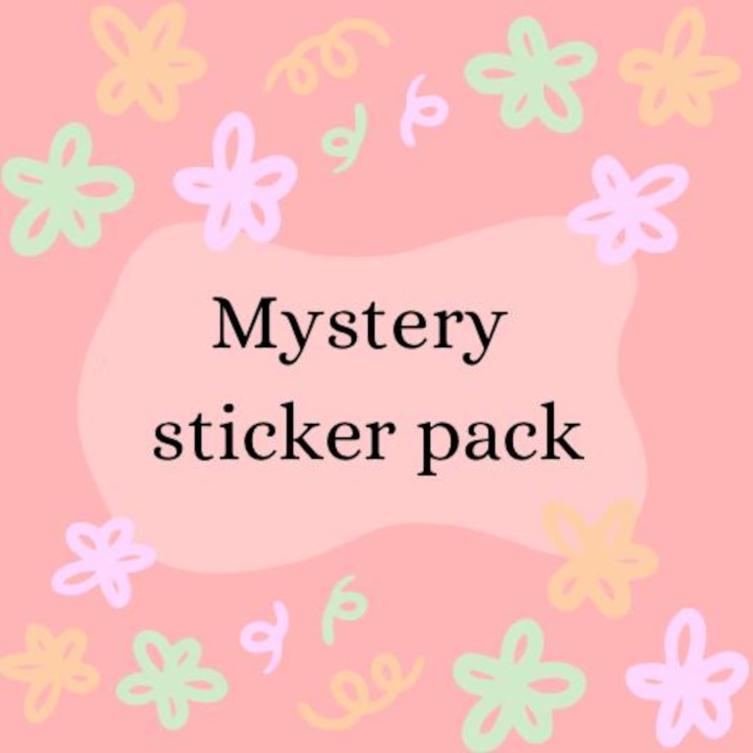 Mystery Sticker Pack - Etsy
