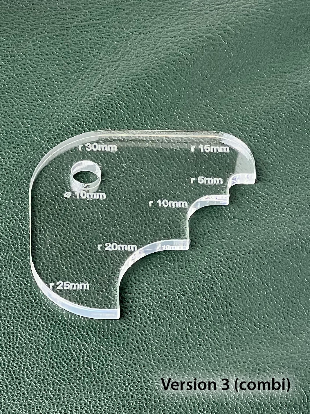 Clear Acrylic Radius (corner) Templates for Leatherwork and Sewing - Etsy