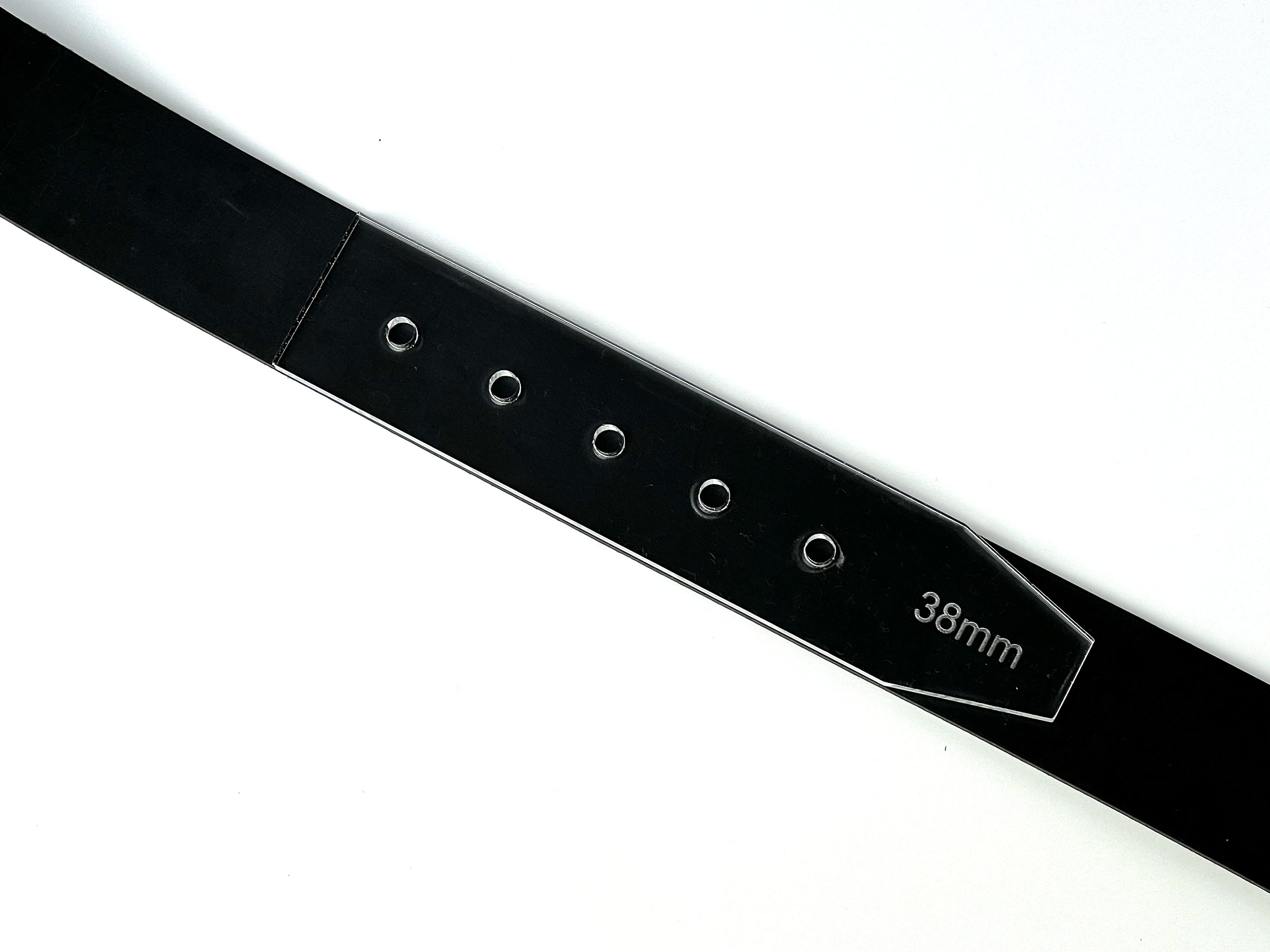Acrylic Belt Making Template, Double -OR- Single Keeper Belt Pattern ...