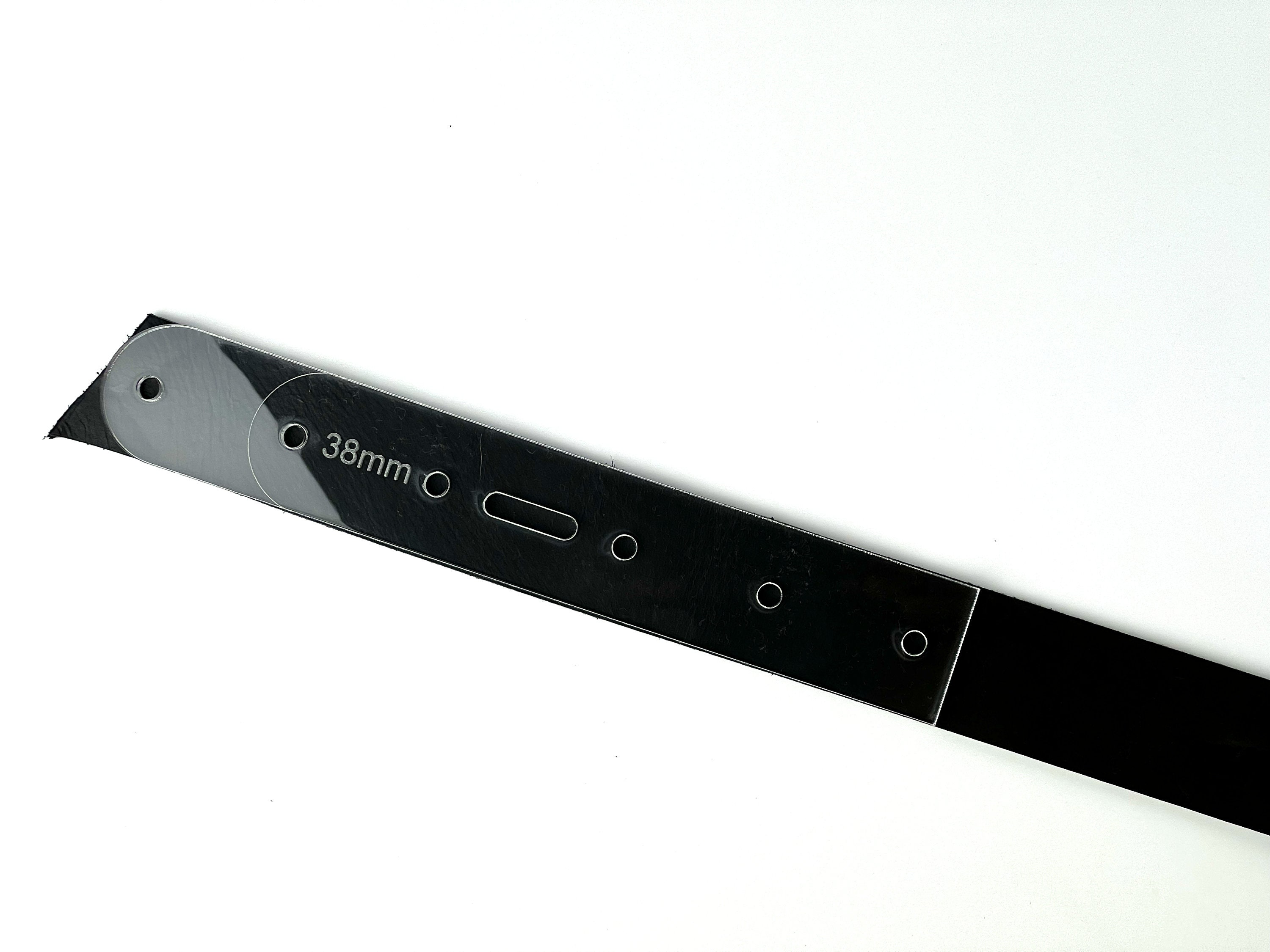 Acrylic Belt Making Template, Double -OR- Single Keeper Belt Pattern ...