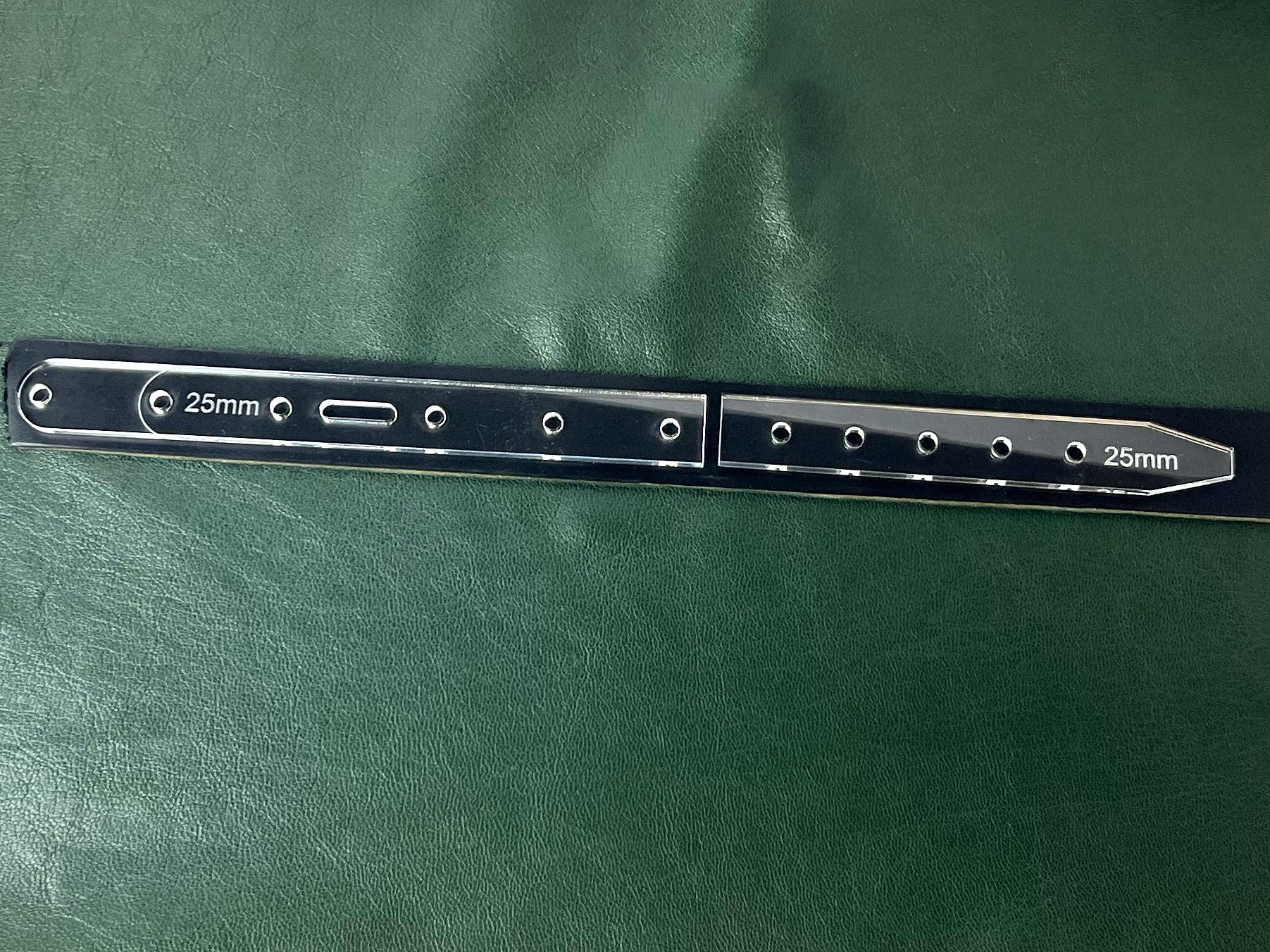 Acrylic Belt Making Template, Double OR Single Keeper Belt Pattern Tool ...