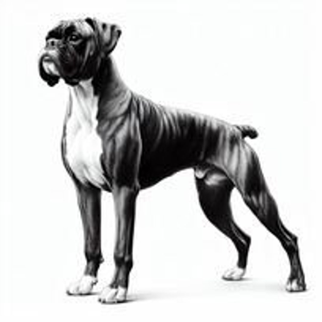 Boxer Dog Pencil Drawing - Etsy