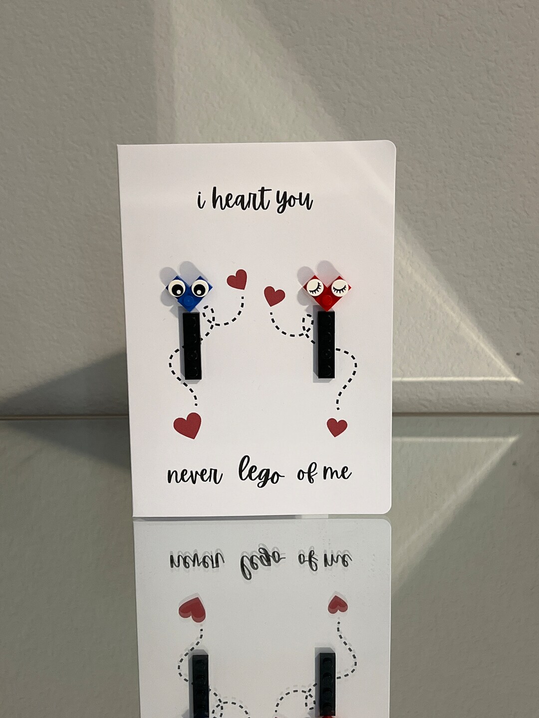 Brick Anniversary Cards, Brick Love Cards, Customizable Brick Cards - Etsy