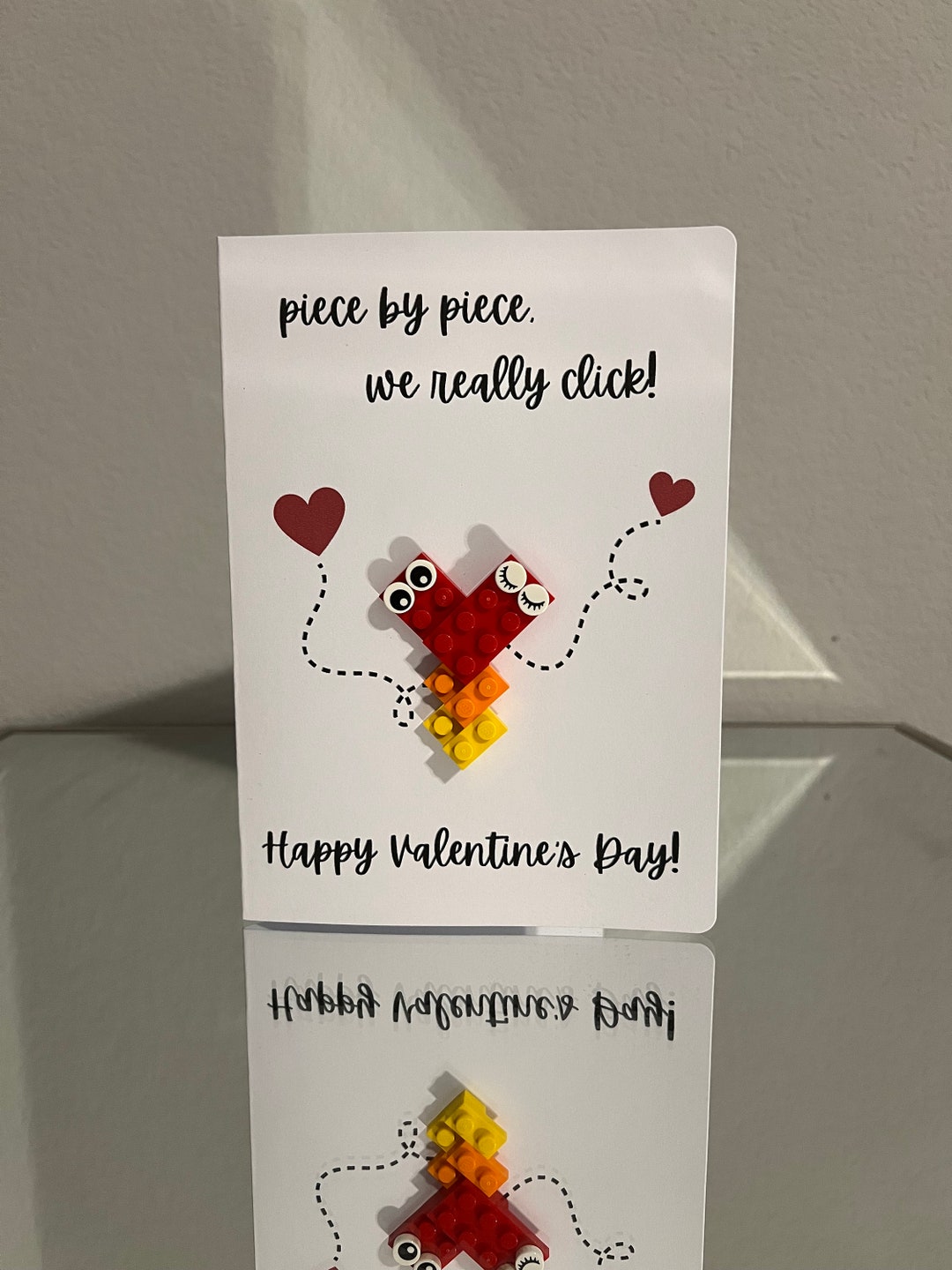 Tarjetas de amor de Lego para el día de San Valentín - Etsy México