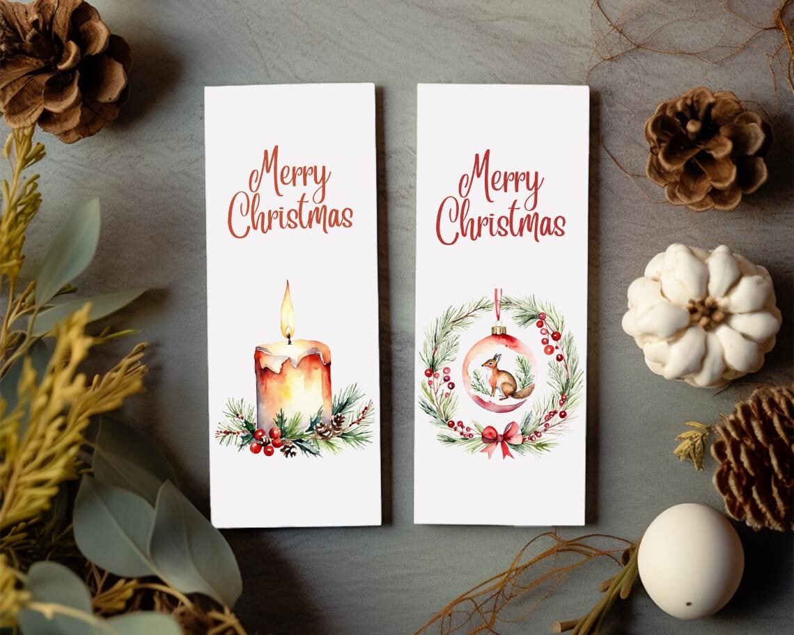 Christmas Bookmark Bundle | Printable Bookmarks | Gifts for Book Lovers ...
