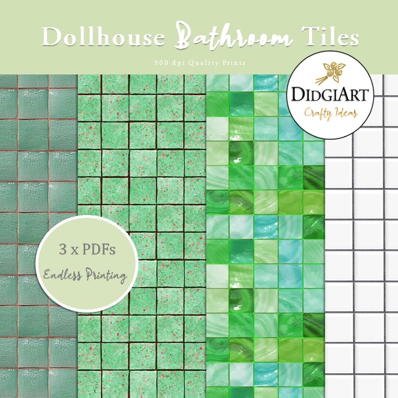 Dollhouse Tile - Etsy