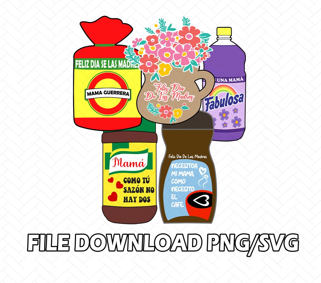 Mama Topper Multipack 5 PNG Files/easy Cricut Compatible File /easy to ...