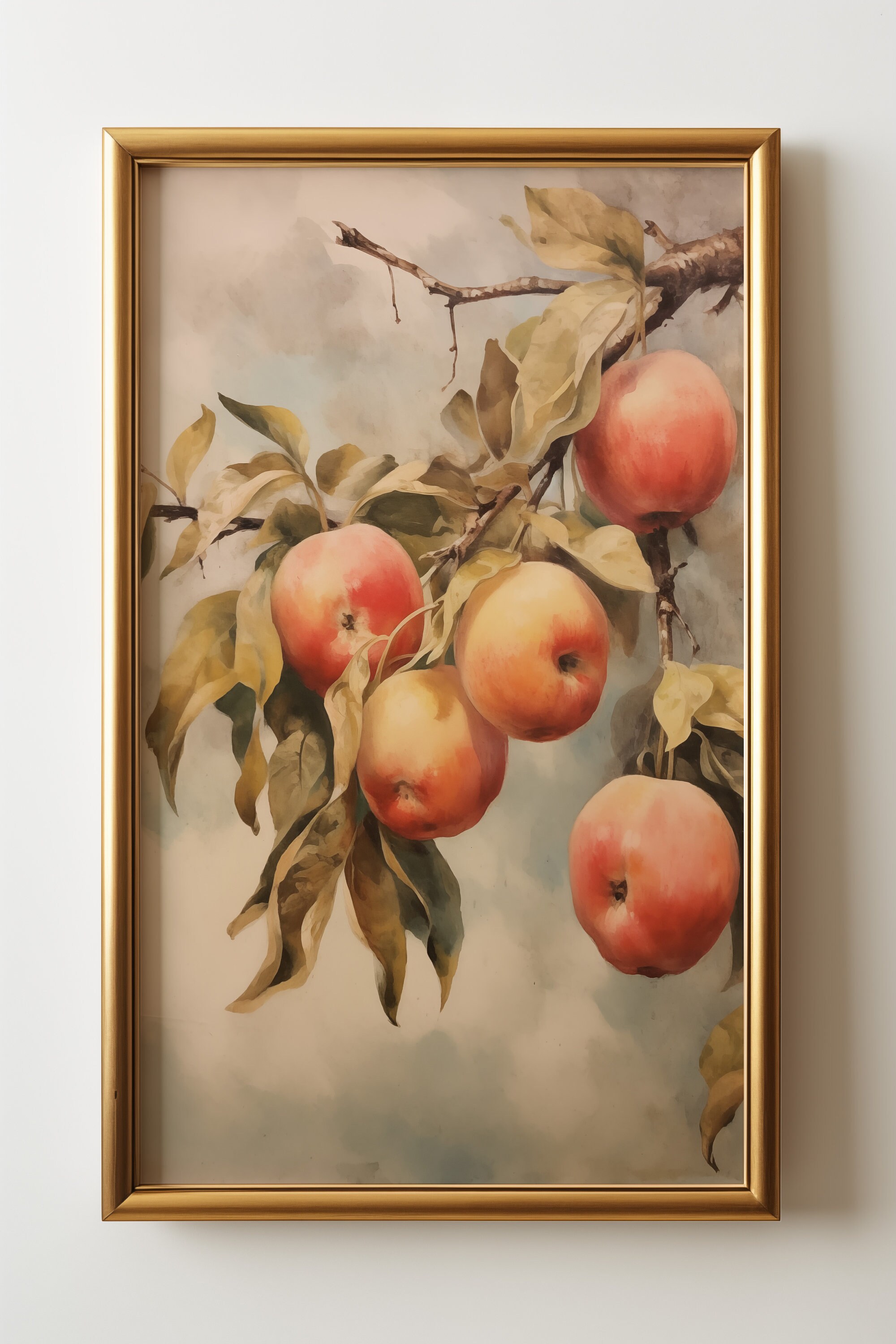 Vintage Australian Apple Tree Print Digital Download PRINTABLE Rustic ...