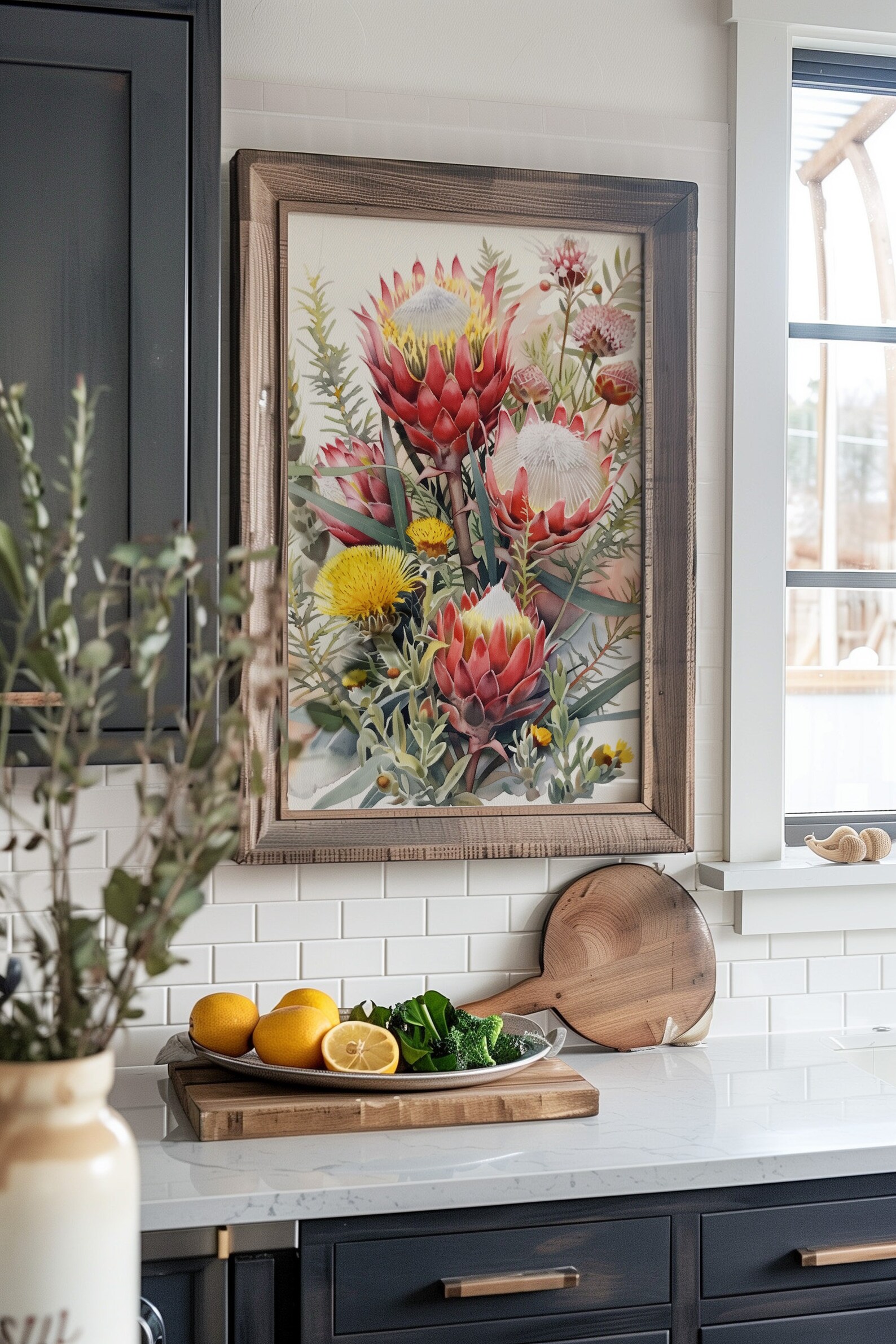 Native Australian Floral Wall Art Botanical Prints Aussie Flora Art ...