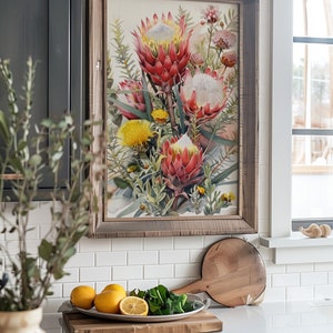 Native Australian Floral Wall Art | Botanical Prints | Aussie Flora Art ...