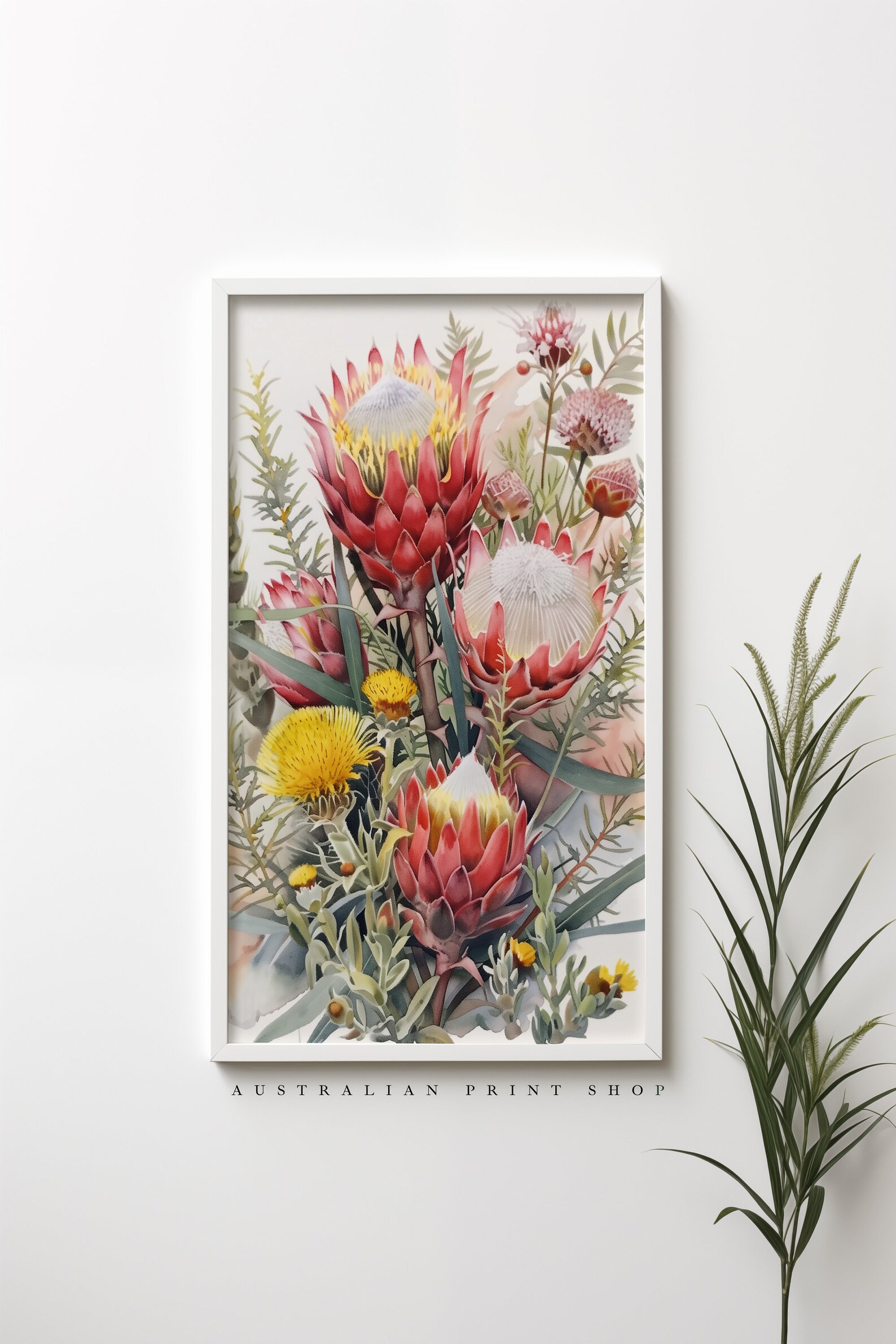 Native Australian Floral Wall Art | Botanical Prints | Aussie Flora Art ...