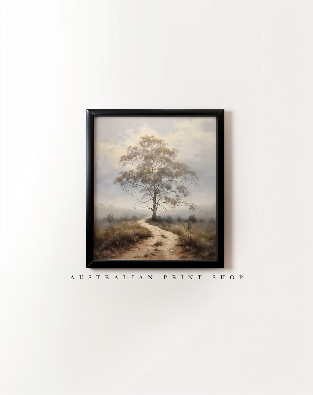 Australian Eucalyptus: Gum Tree Print Painting | Landscape Wall Art ...