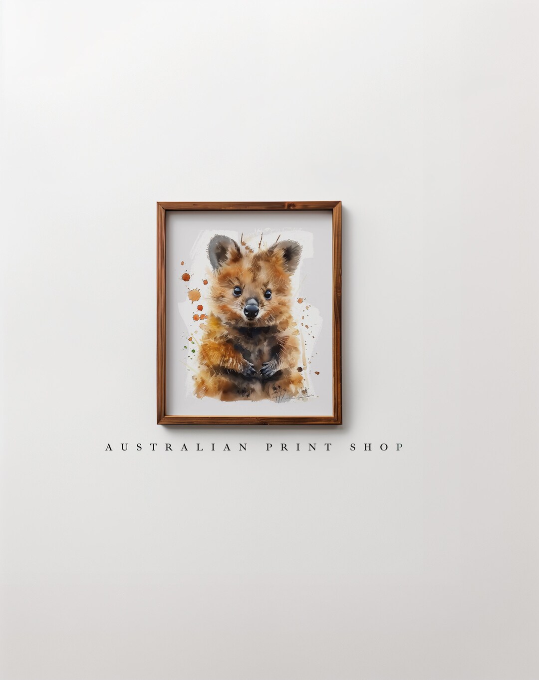 Quokka Artwork: Watercolor Printable Art | Downloadable Quokka Poster ...
