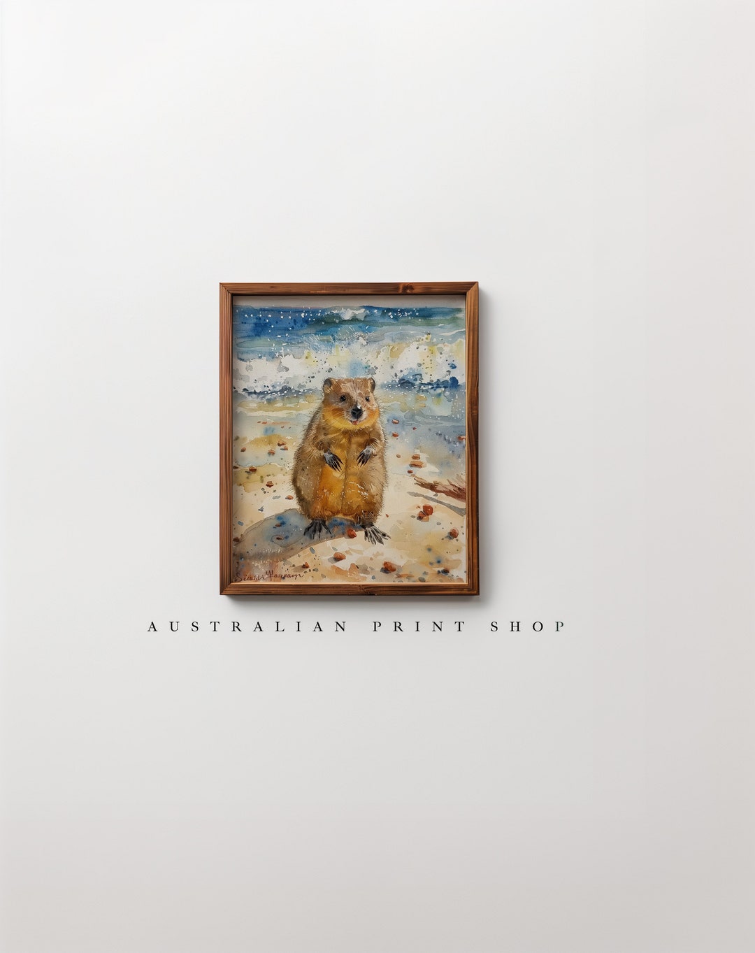 Australian Quokka: Digital Download Printable Wildlife Wall Art ...
