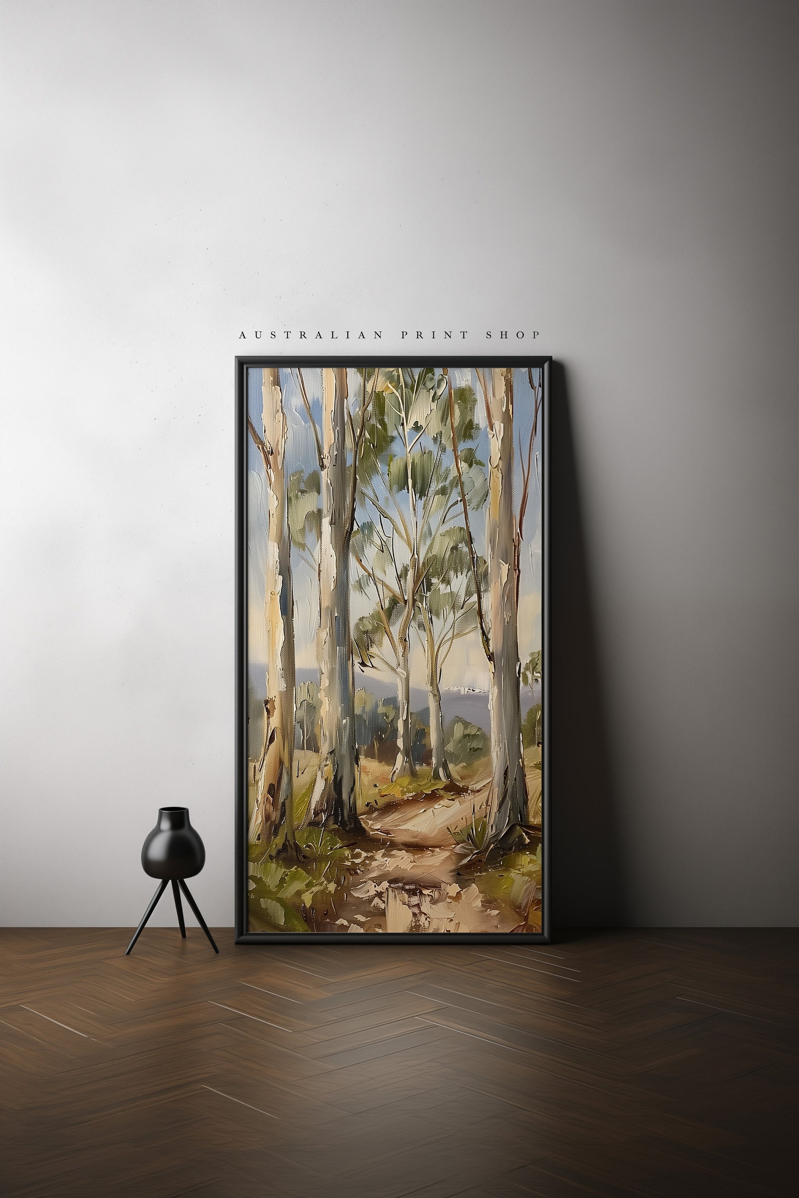 Australian Outback Painting Giant Oak Print Rural Landscape Wall Art ...